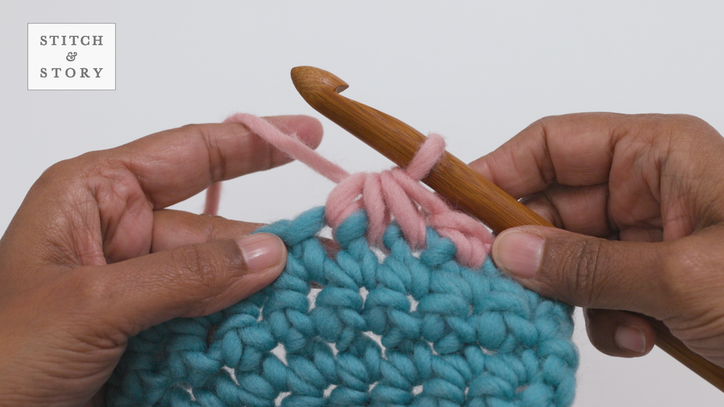 How to Decrease Using sc3tog (US terminology)