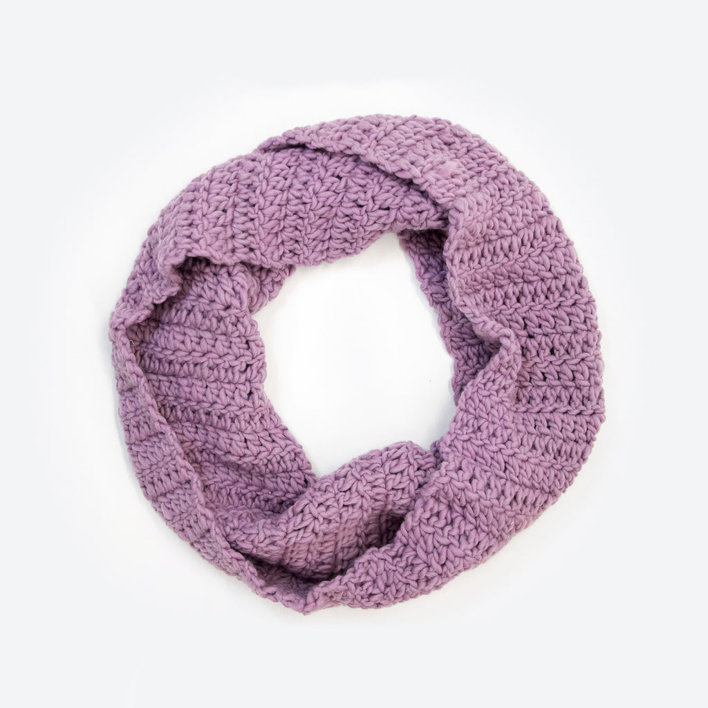 Riley Crochet Infinity Scarf Crochet Kit | Stitch & Story