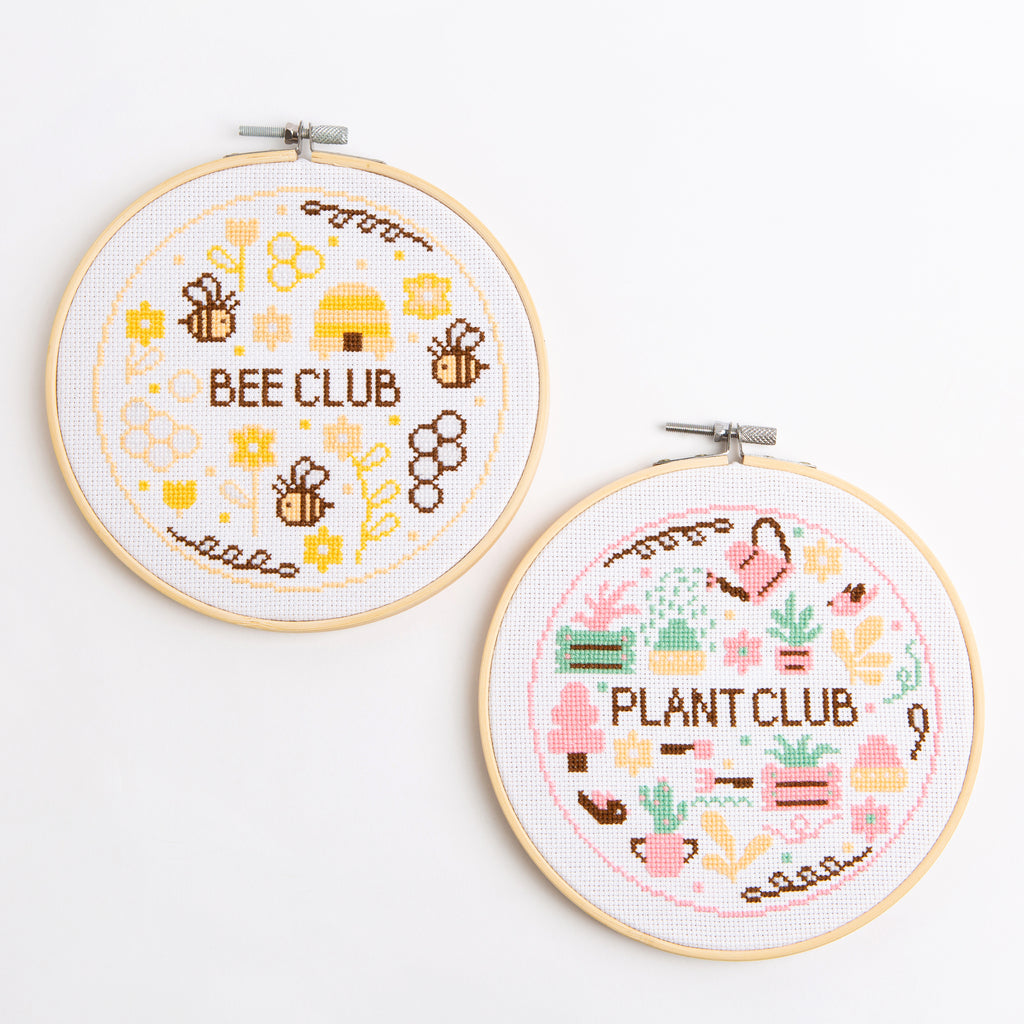 Find Your Club: Bee Club Cross Stitch Kit | Stitch & Story
