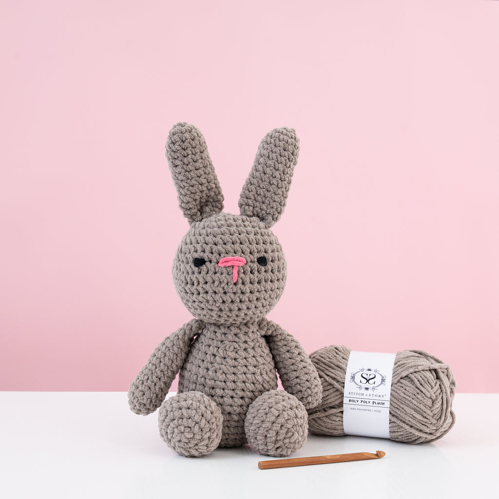 Giant Kali Bunny Amigurumi Crochet Kit | Stitch & Story
