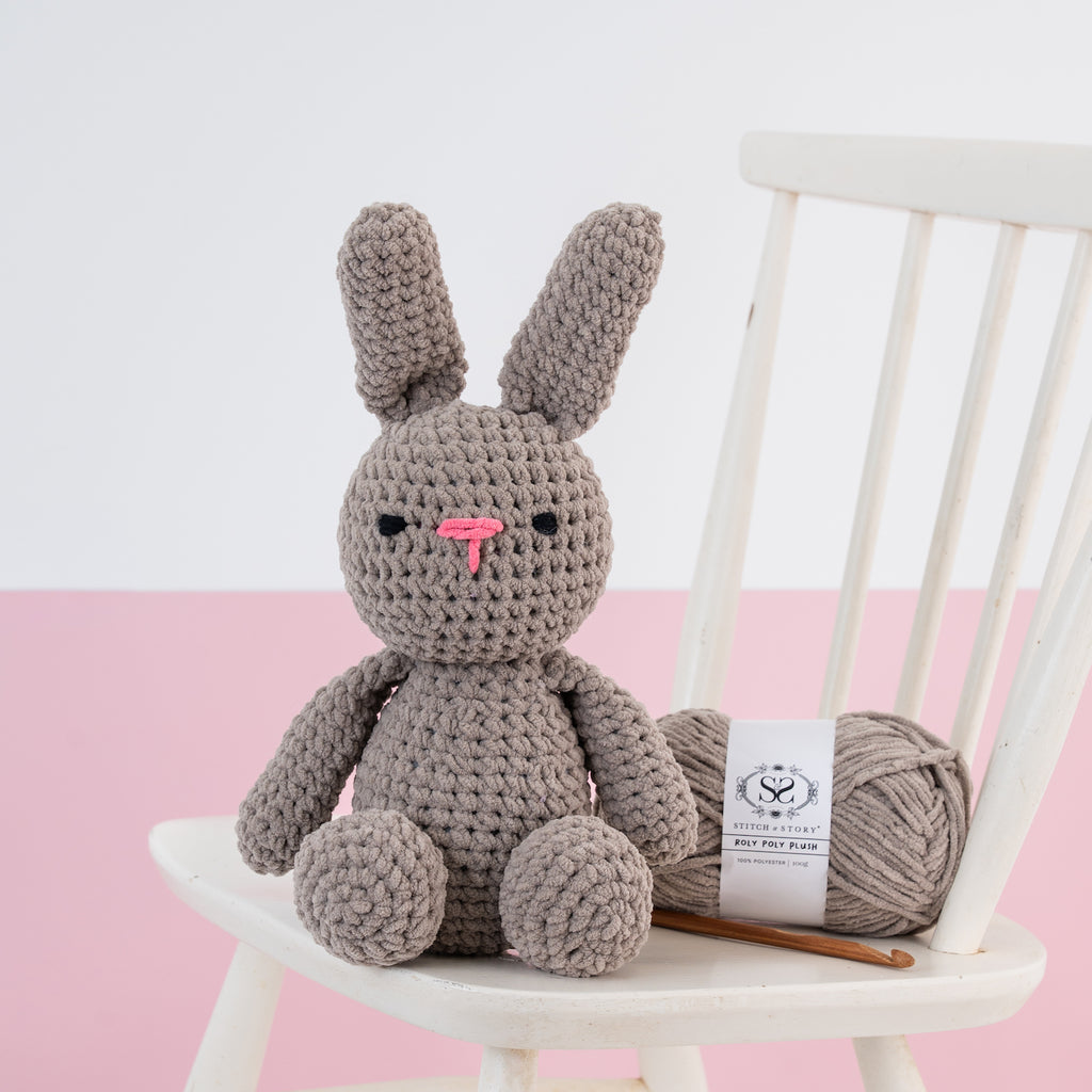 Giant Kali Bunny Amigurumi Crochet Kit | Stitch & Story