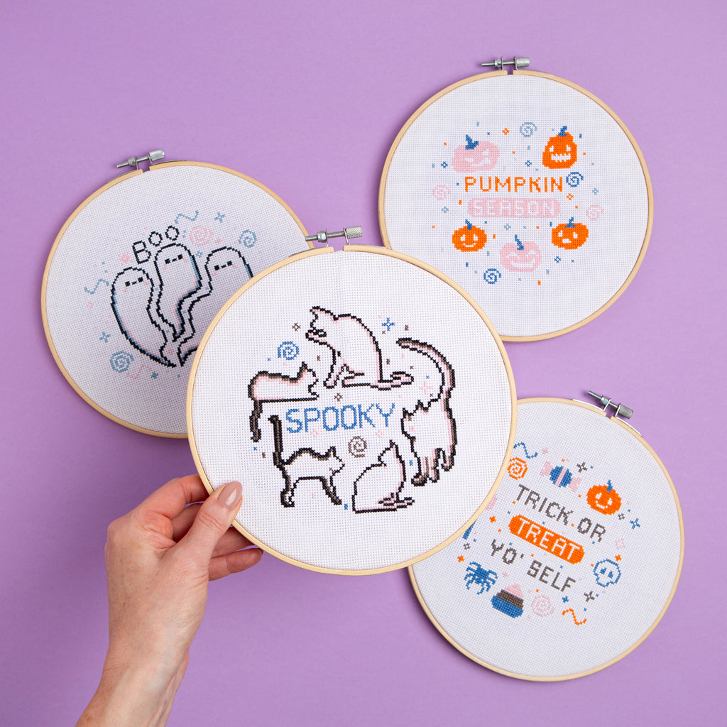 Spooky Halloween Cross Stitch Kit | Stitch & Story