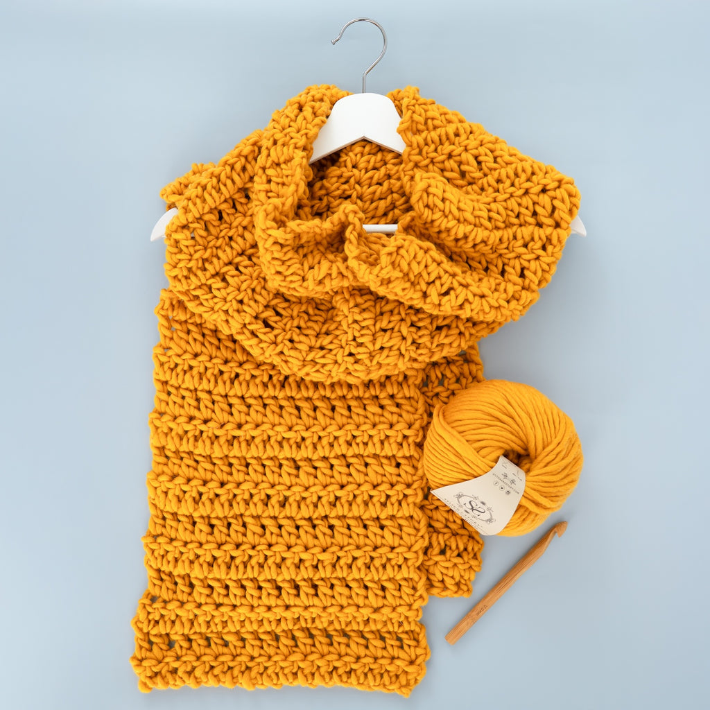 Phoenix Easy Scarf Crochet Kit | Stitch & Story