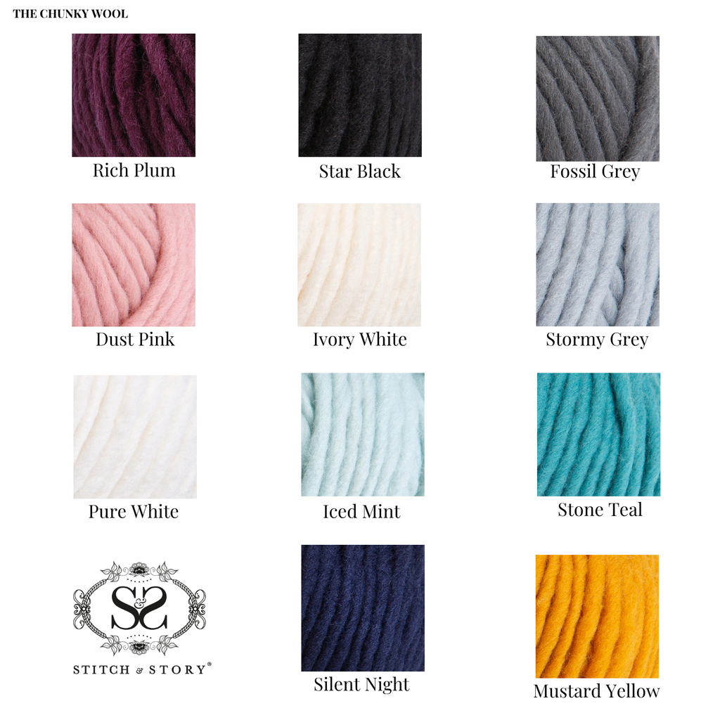 The Chunky Wool | Super Chunky Merino Wool | Stitch & Story