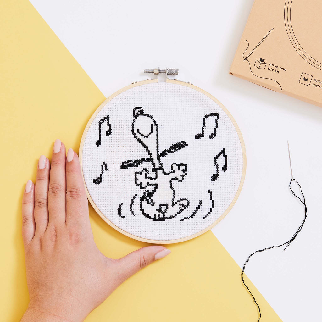 Peanuts: Snoopy Dance Cross Stitch Kit | Stitch & Story