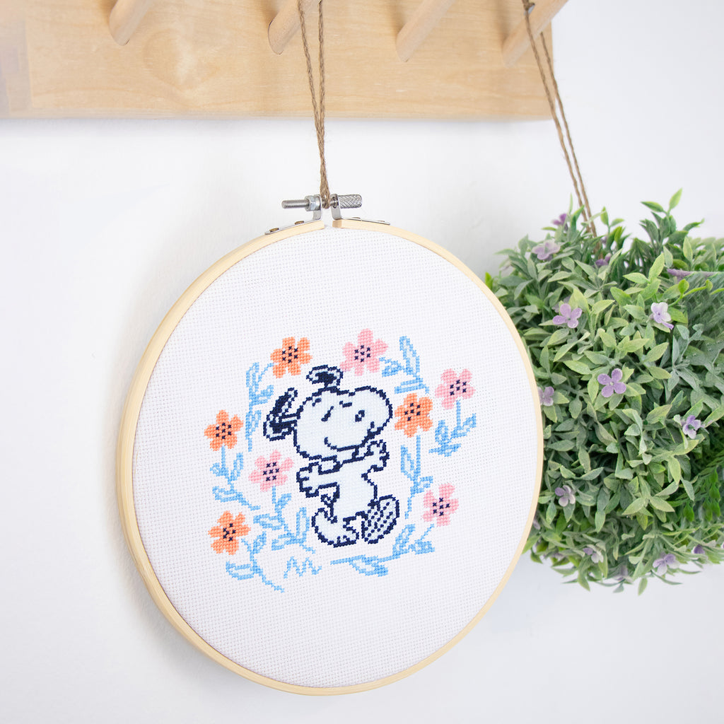 Peanuts: Snoopy Dancing Cross Stitch Kit