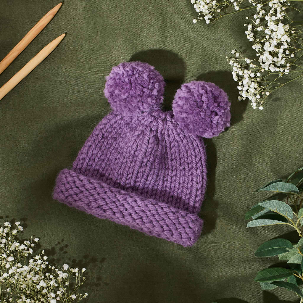 Oast Double Bobble Cap Downloadable Pattern