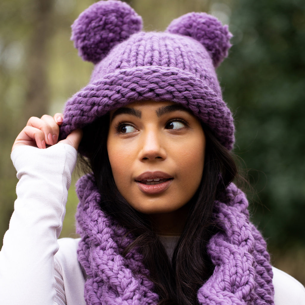 Oast Double Bobble Cap Downloadable Pattern