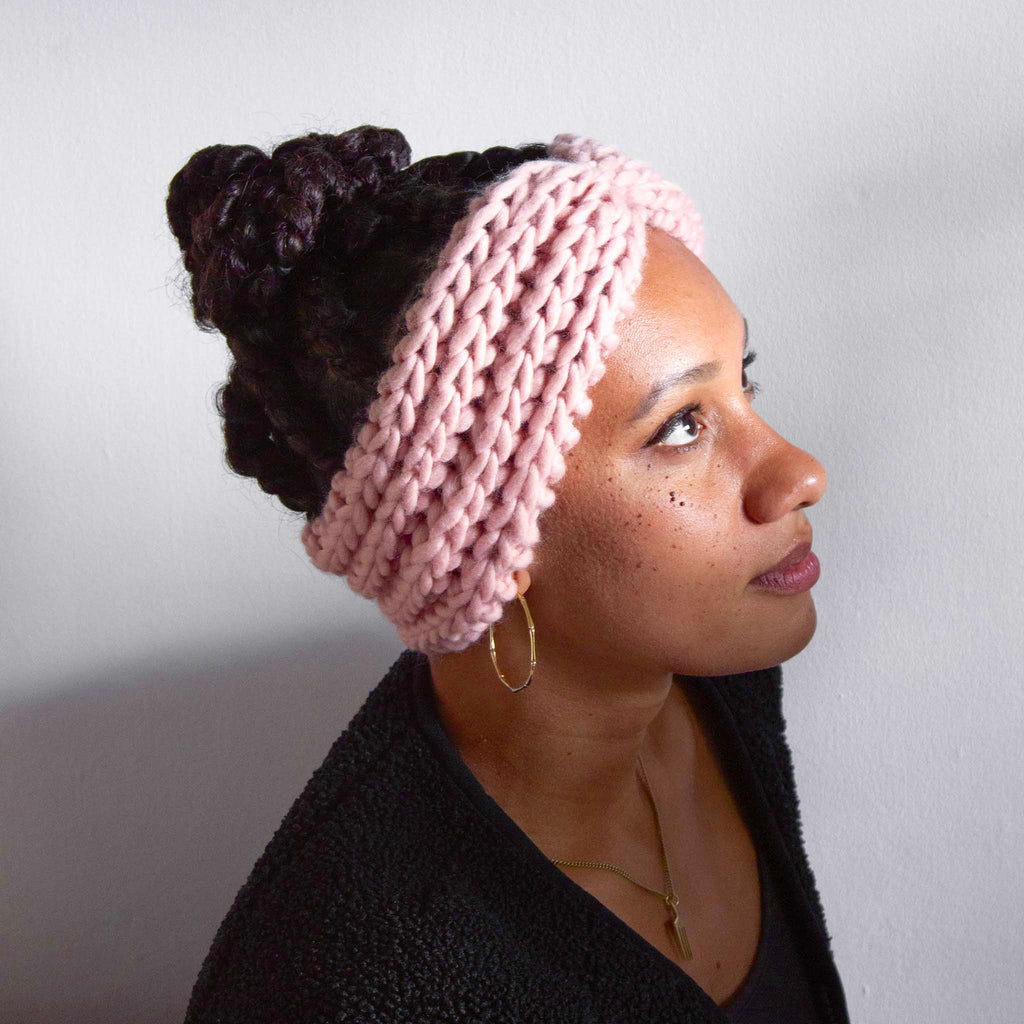 Ribbed Bow Headband Downloadable Pattern